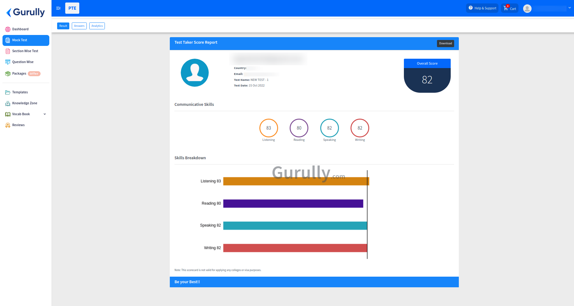 How to Buy PTE Mock Tests from Gurully | Step-by-Step Guide