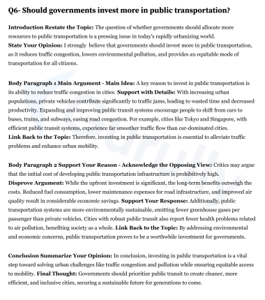 PTE Essay Writing Template | Best PTE Essay Template for 2025