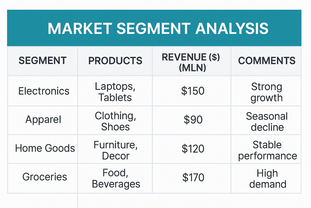 PTE Table Chart Describe Image 2026 - Tips, Template & Samples